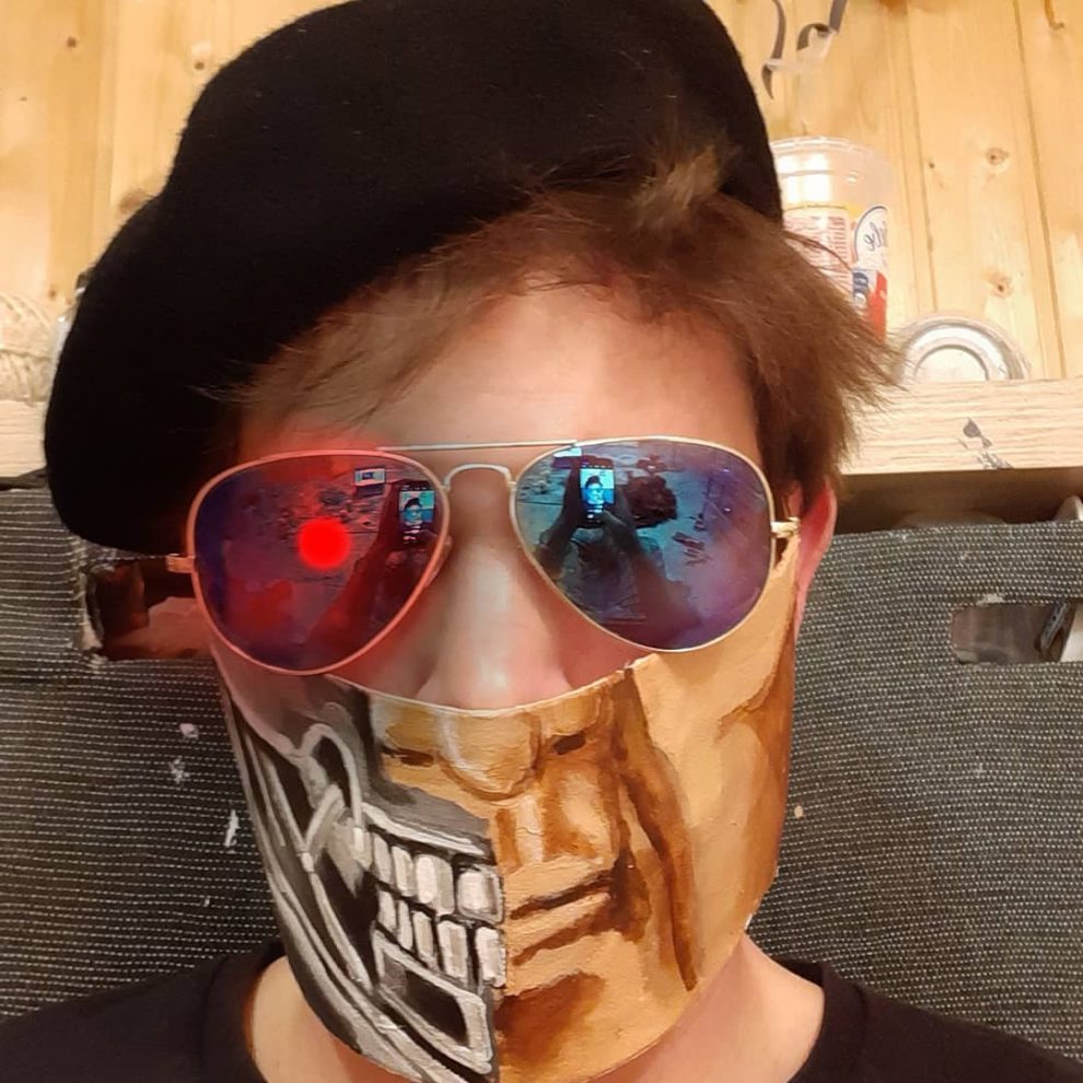 This Artist Crafts A Creative Face Mask Every Day Of Self-Isolation ...