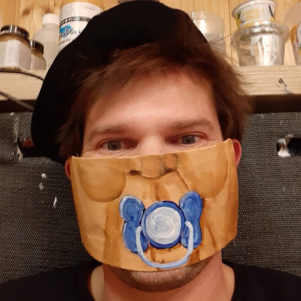 This Artist Crafts A Creative Face Mask Every Day Of Self-Isolation ...