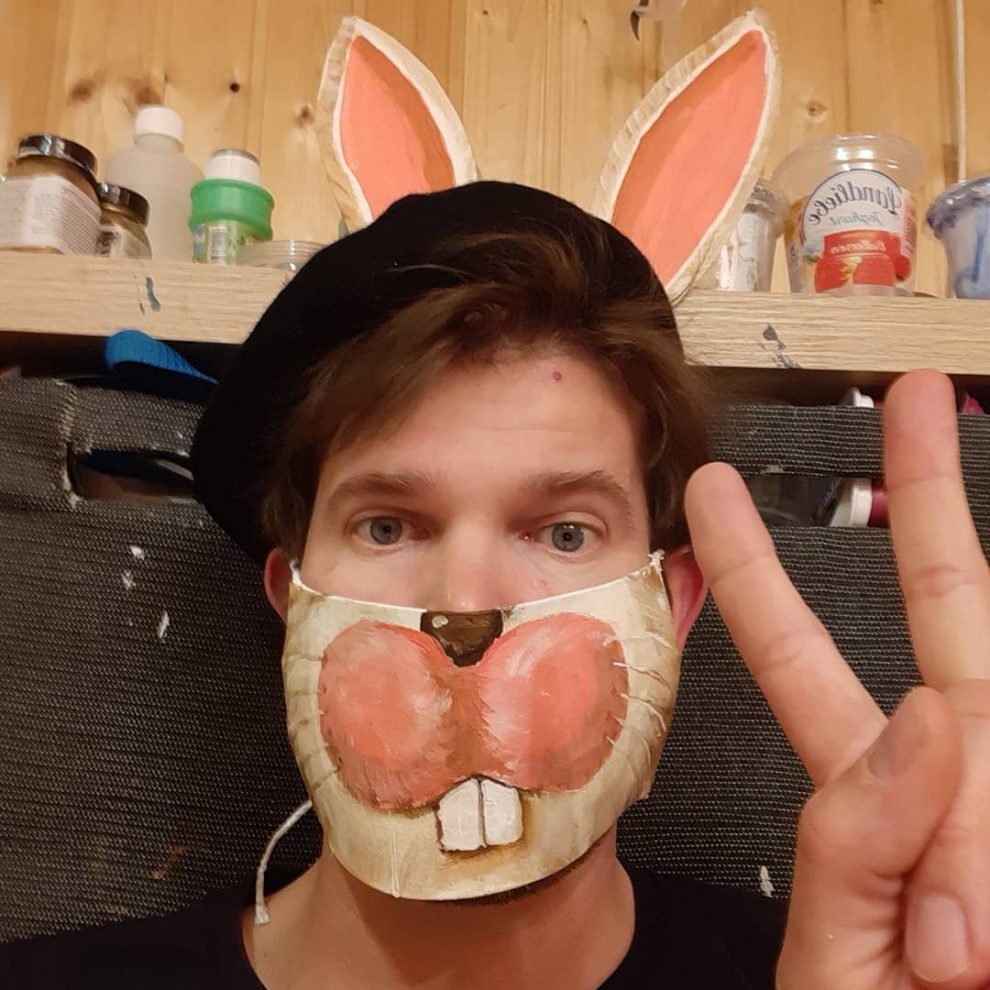 This Artist Crafts A Creative Face Mask Every Day Of Self-Isolation ...