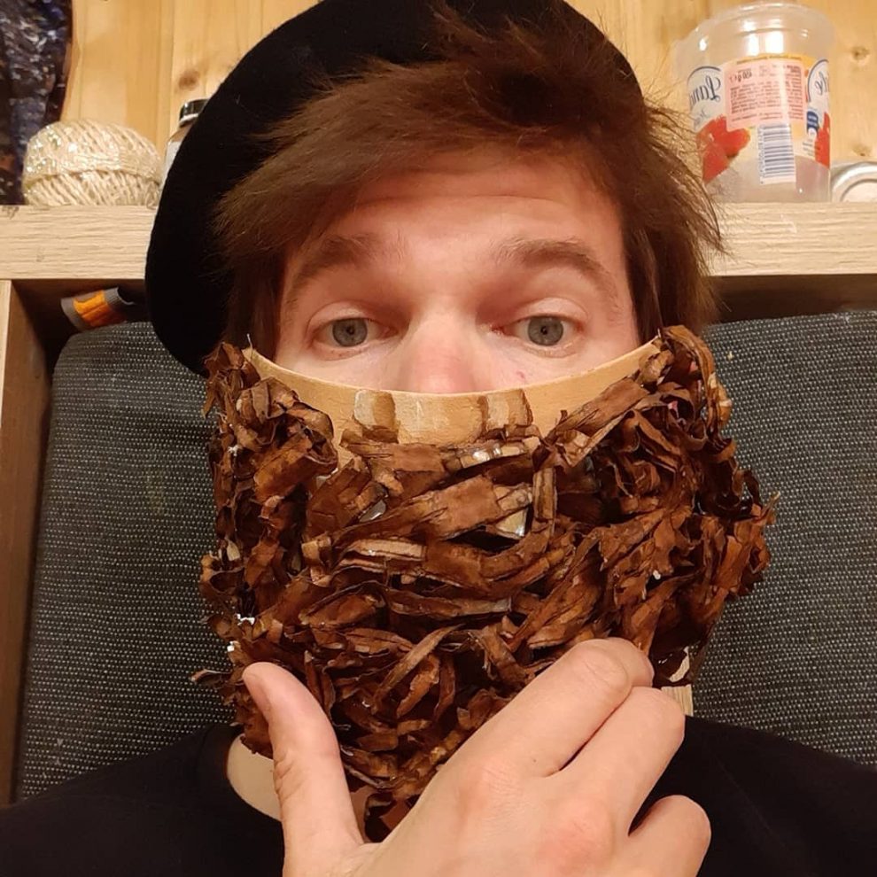 This Artist Crafts A Creative Face Mask Every Day Of Self-Isolation ...