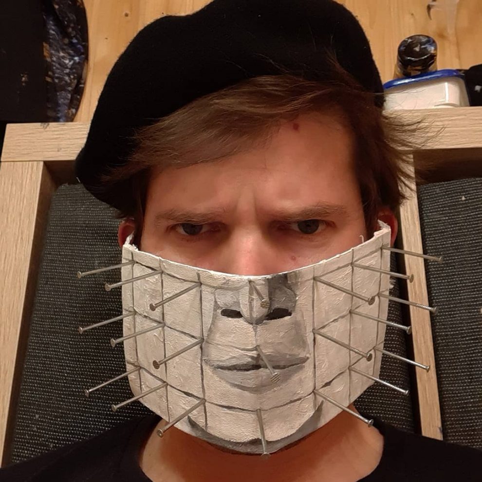 This Artist Crafts A Creative Face Mask Every Day Of Self-Isolation ...