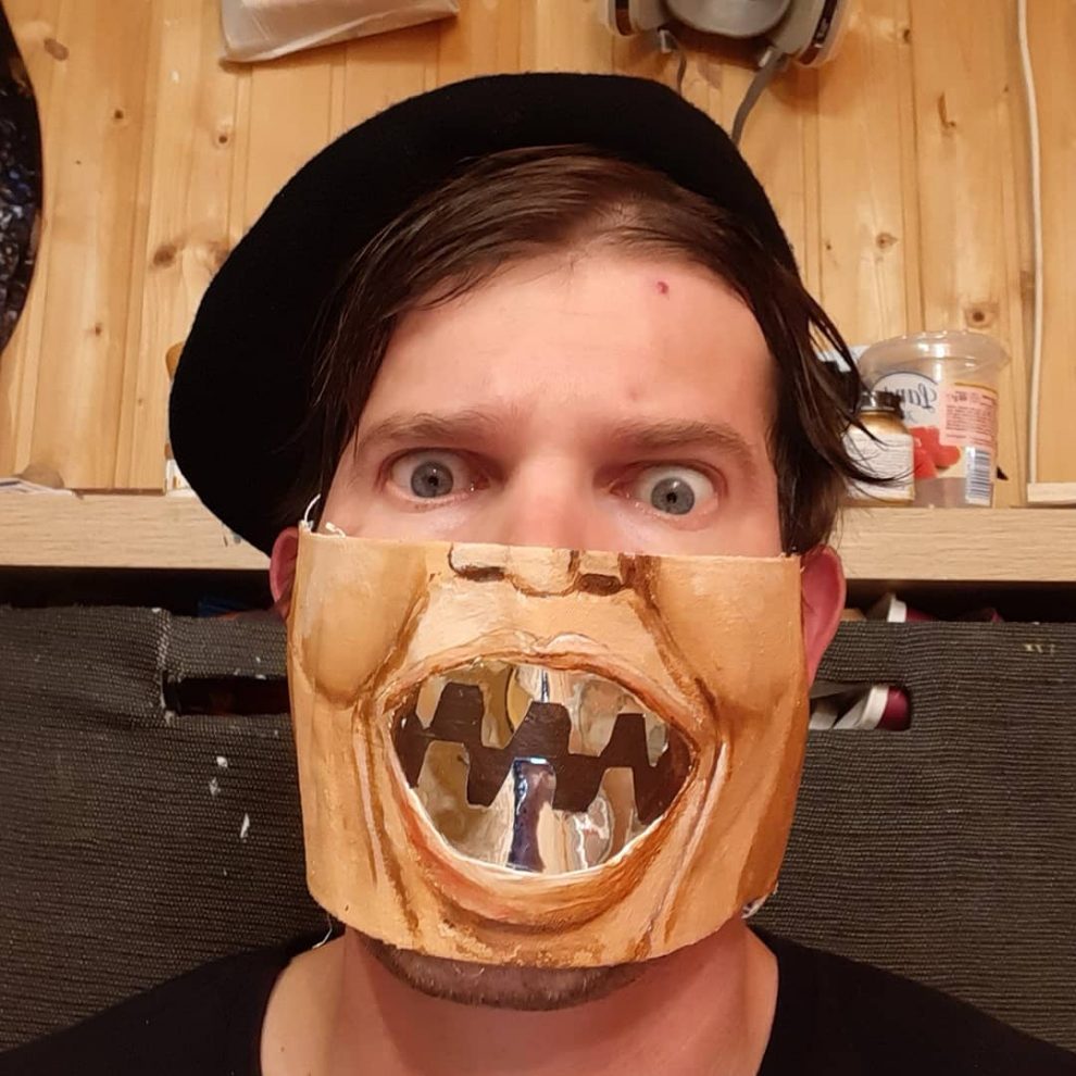 This Artist Crafts A Creative Face Mask Every Day Of Self-Isolation ...