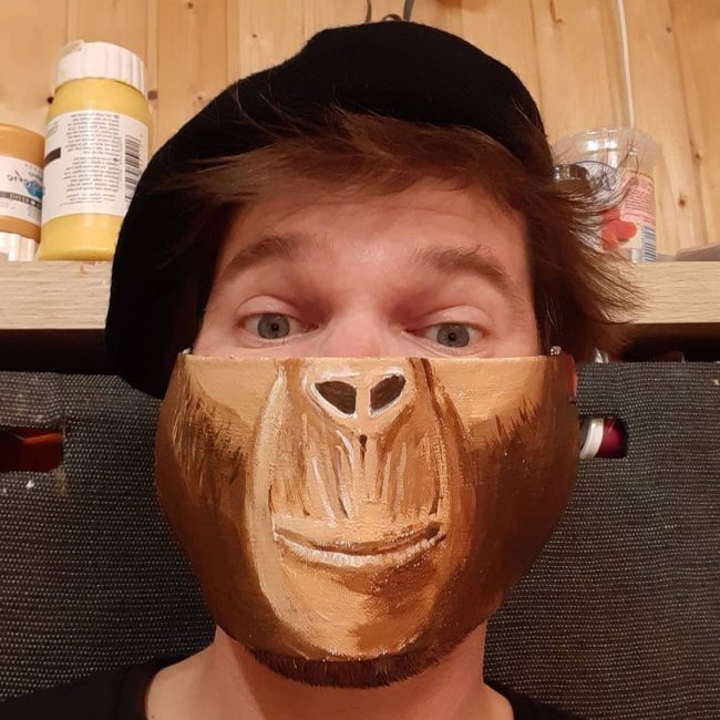 This Artist Crafts A Creative Face Mask Every Day Of Self-Isolation ...