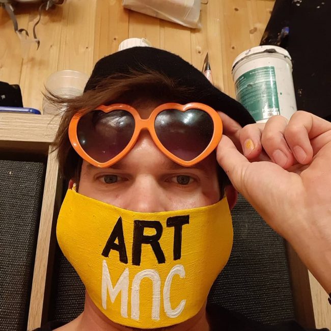 This Artist Crafts A Creative Face Mask Every Day Of Self-Isolation ...