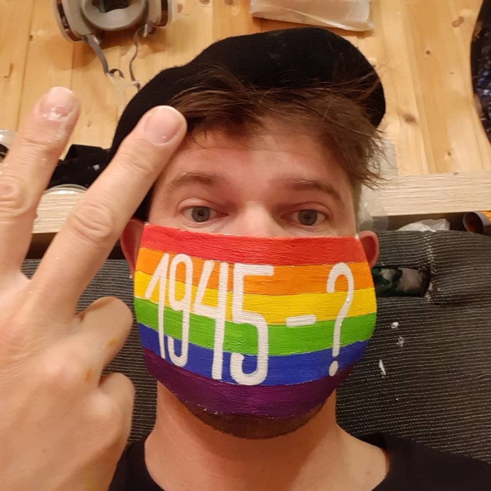 This Artist Crafts A Creative Face Mask Every Day Of Self-Isolation ...