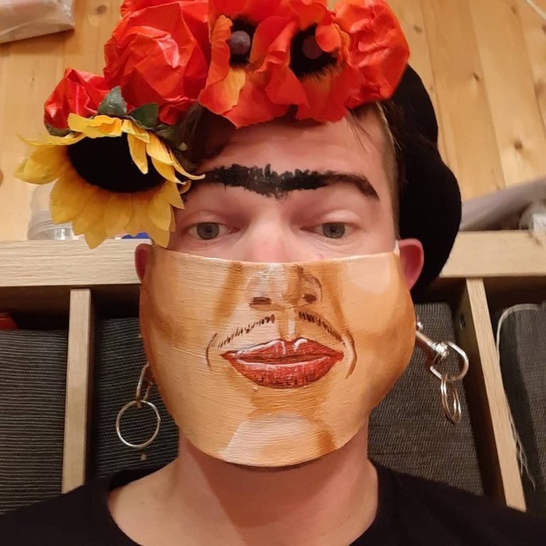 This Artist Crafts A Creative Face Mask Every Day Of Self-Isolation ...