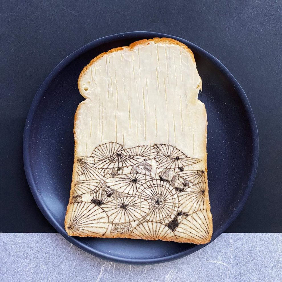 Artist Creates Breakfast Moment Of Zen With Awesome Japanese Rock ...