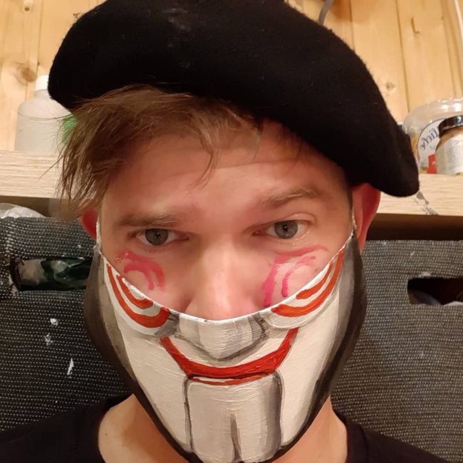 This Artist Crafts A Creative Face Mask Every Day Of Self-Isolation ...