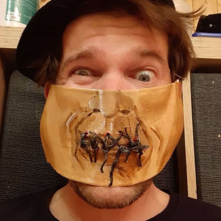 This Artist Crafts A Creative Face Mask Every Day Of Self-Isolation ...