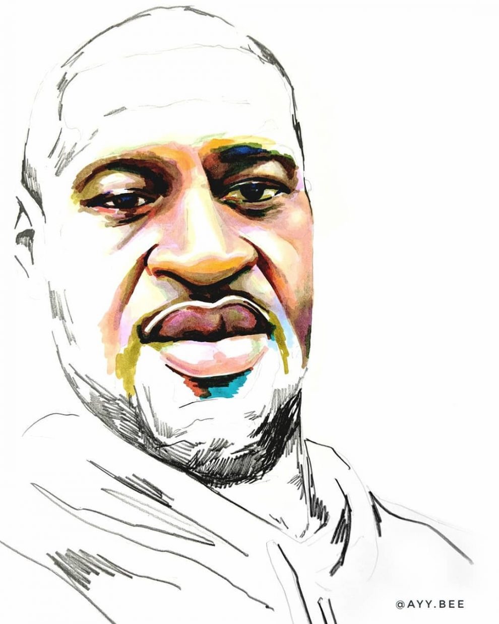 “Stolen”: Artist Channels Grief Into Unfinished Portraits Where 1 Year ...