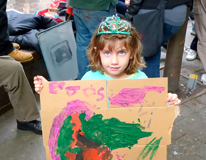 Kids Make The Best Protest Signs » Design You Trust — Design Daily ...