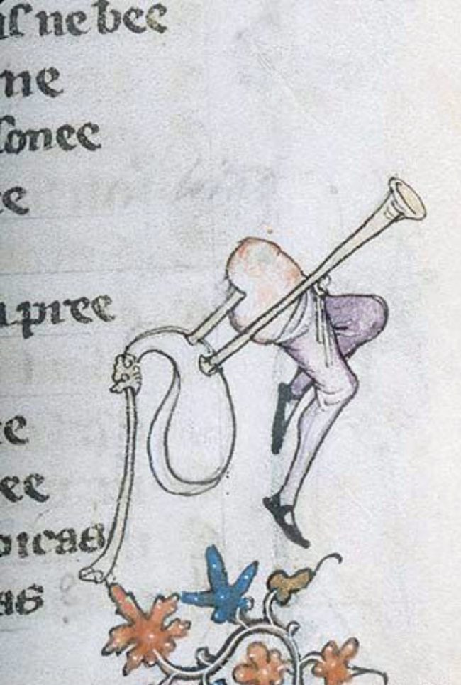 Why So Many Medieval Manuscripts Depict Butt Trumpets? » Design You ...