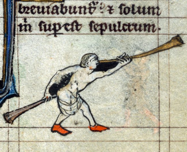 Why So Many Medieval Manuscripts Depict Butt Trumpets? » Design You ...