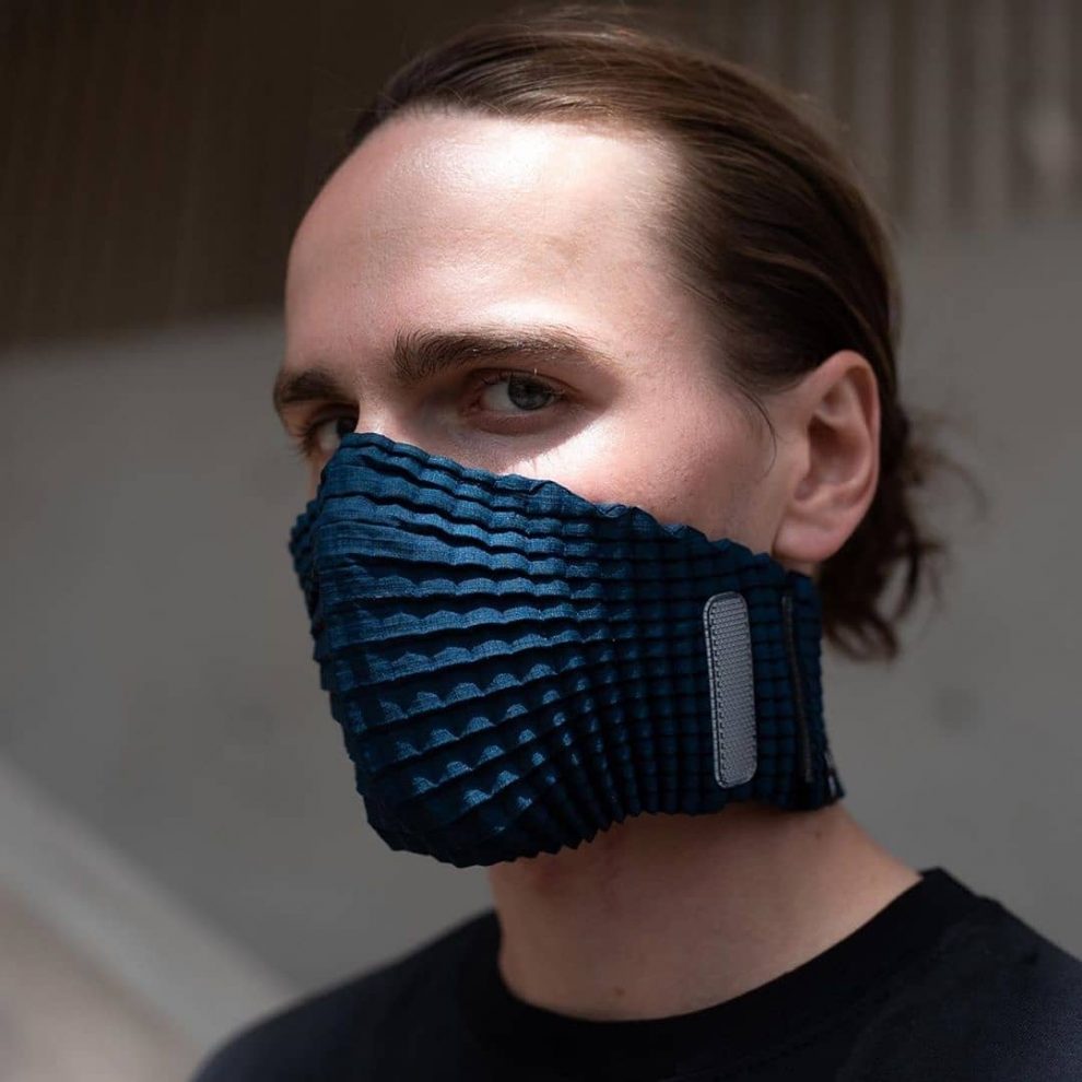 Made From Recycled Plastic Bottles, This Expandable, Reusable Face Mask ...
