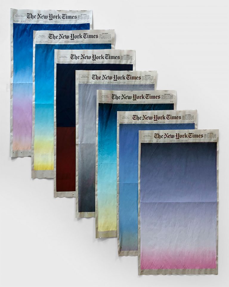 Colour Gradation On New York Time’s Front Page » Design You Trust ...