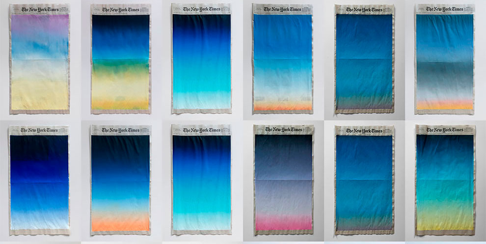 Colour Gradation On New York Time’s Front Page » Design You Trust ...