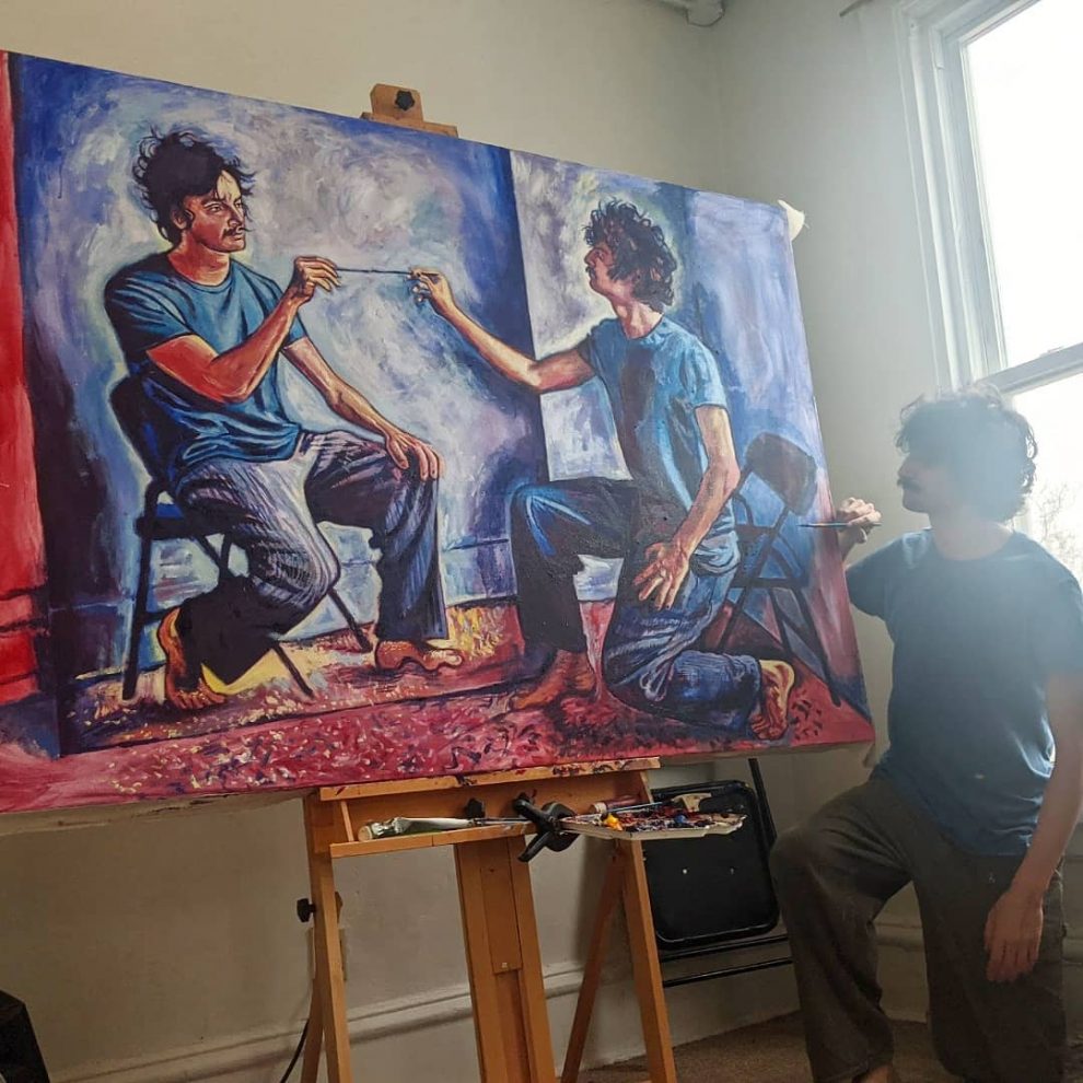 Paint-Ception: This Artist Painted Himself Painting Himself In An ...