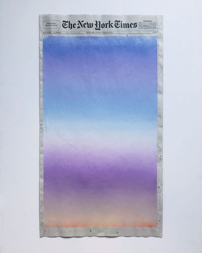 Colour Gradation On New York Time’s Front Page » Design You Trust ...