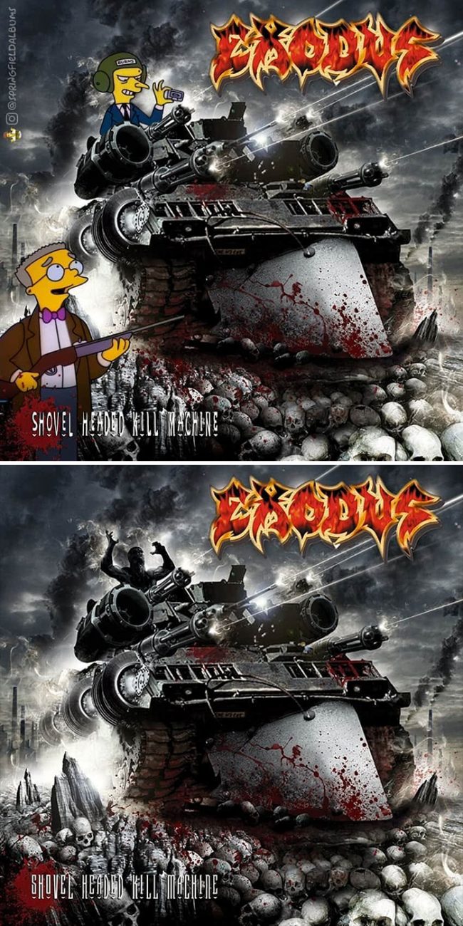 Someone Recreates 65 Metal Album Covers With Characters From The ...