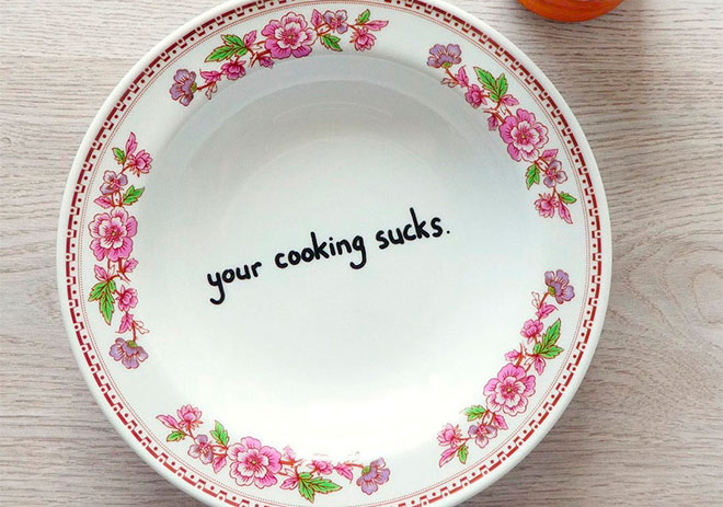 Offensive Plates To Insult Your Guests With Class » Design You Trust ...