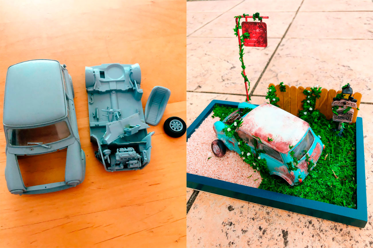 Child Breaks Model Father Was Working On, Mother Turns It Into Gorgeous ...