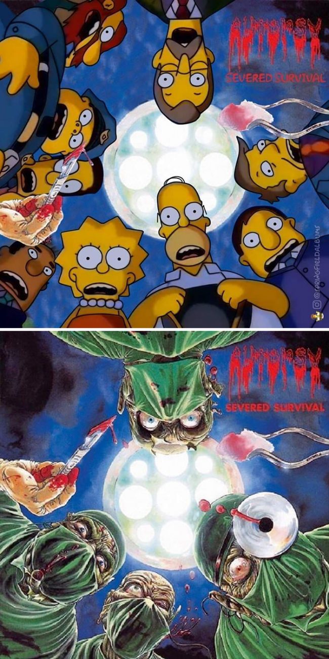 Someone Recreates 65 Metal Album Covers With Characters From The ...