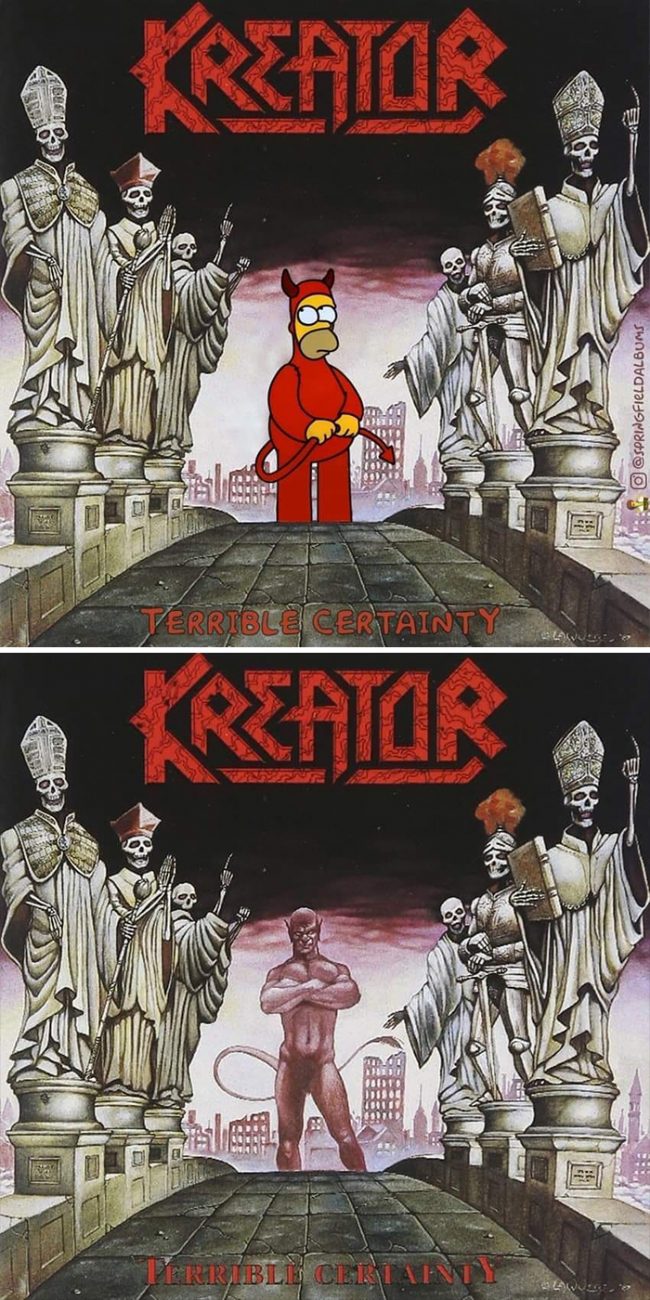 Someone Recreates 65 Metal Album Covers With Characters From The ...
