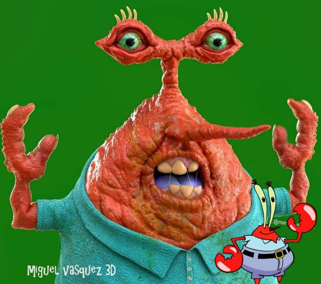 Artist Shows How Cartoon Characters Would Look In Real Life, And The ...