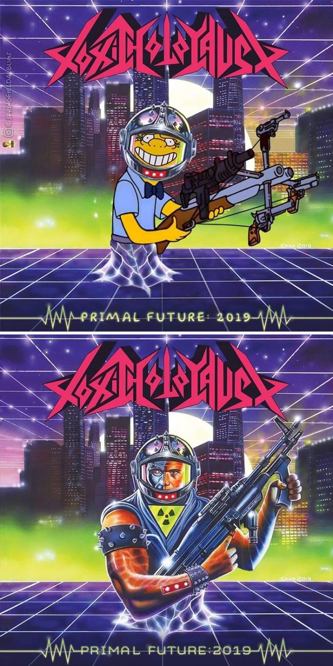 Someone Recreates 65 Metal Album Covers With Characters From The ...