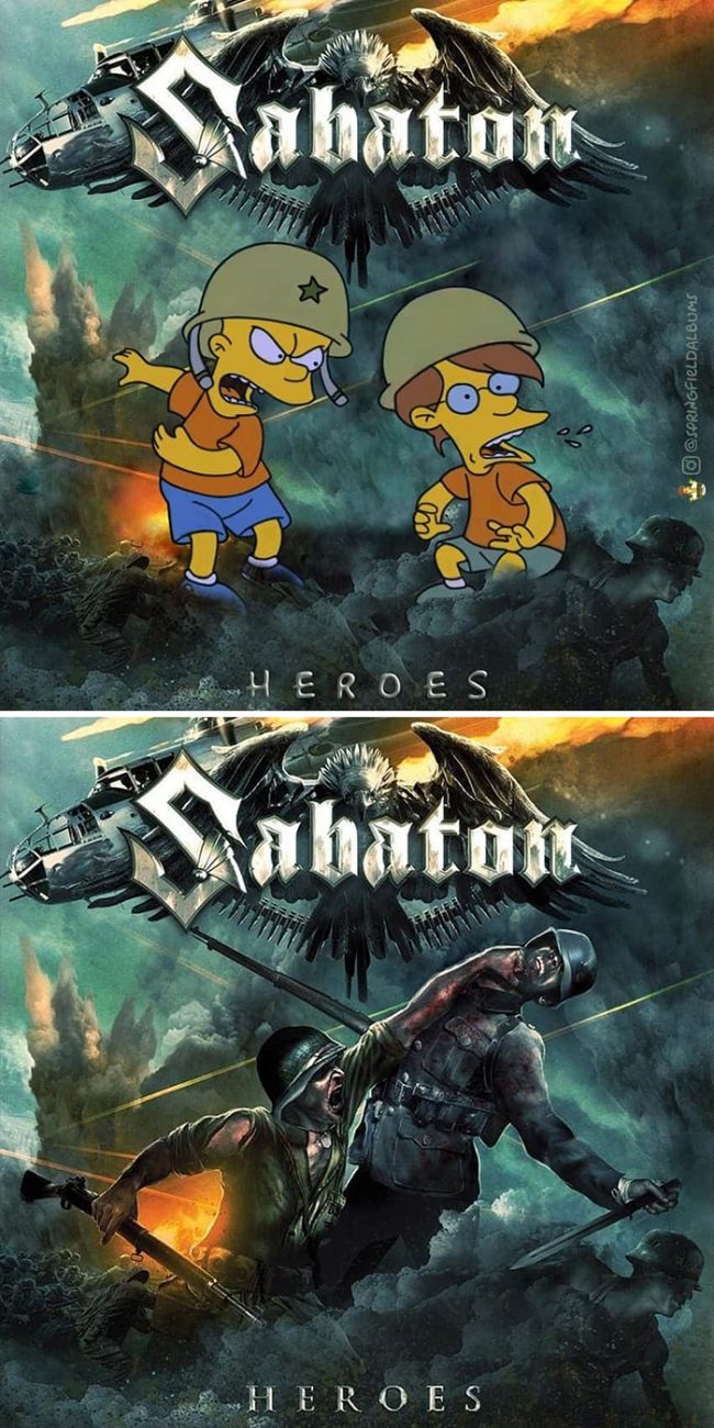Someone Recreates 65 Metal Album Covers With Characters From The ...