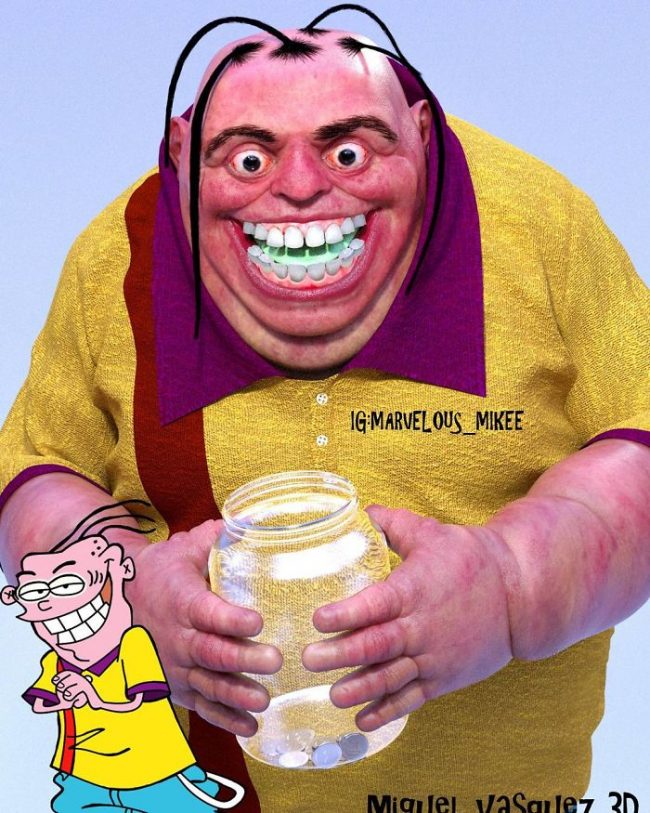 Artist Shows How Cartoon Characters Would Look In Real Life, And The ...