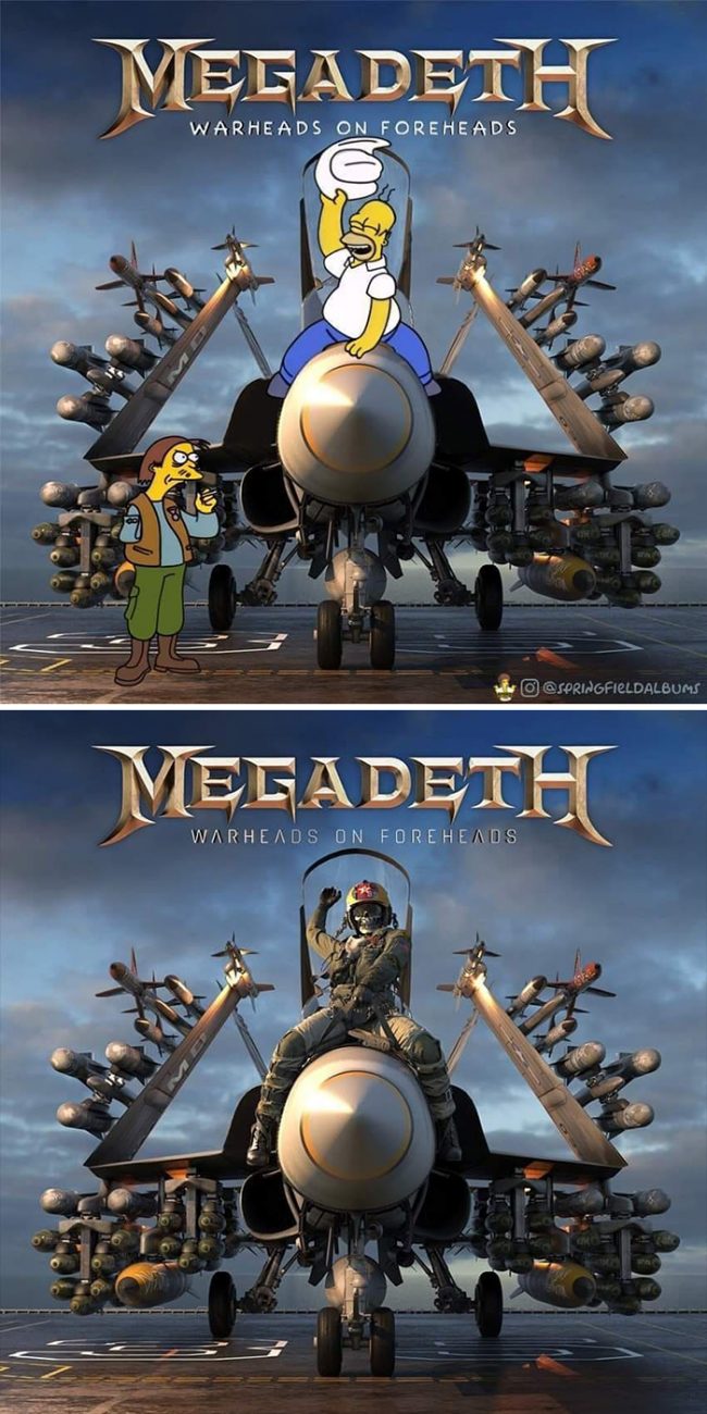 Someone Recreates 65 Metal Album Covers With Characters From The ...