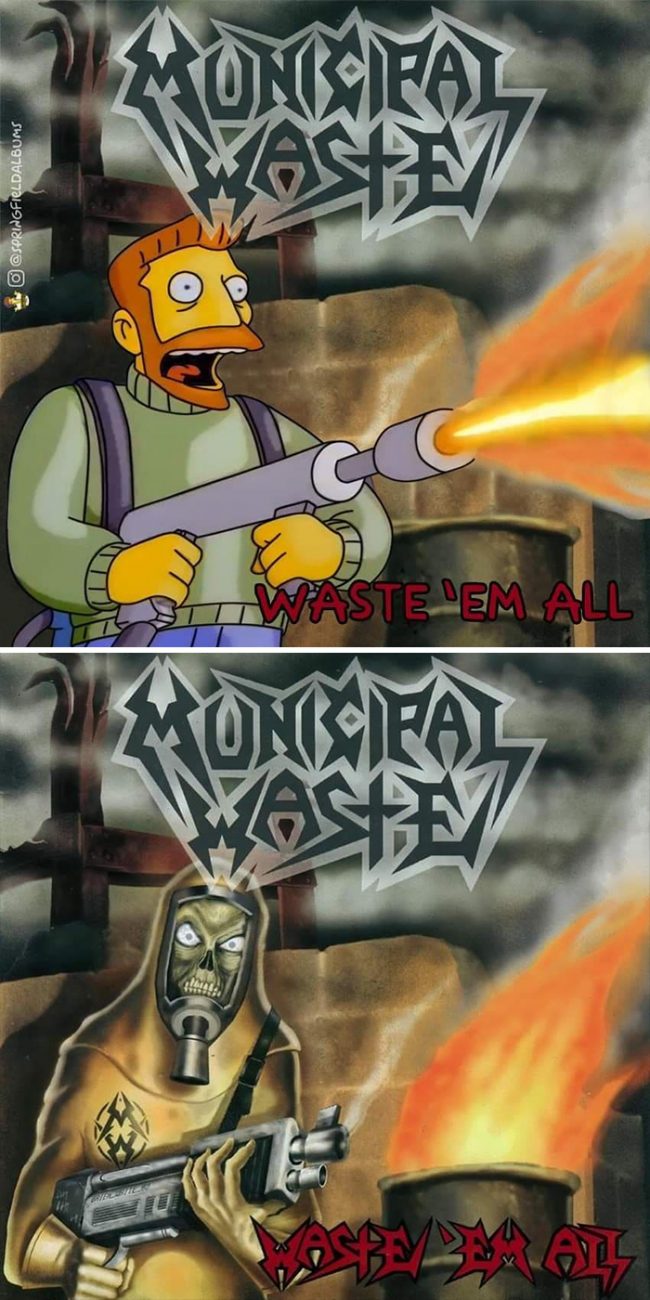 Someone Recreates 65 Metal Album Covers With Characters From The ...