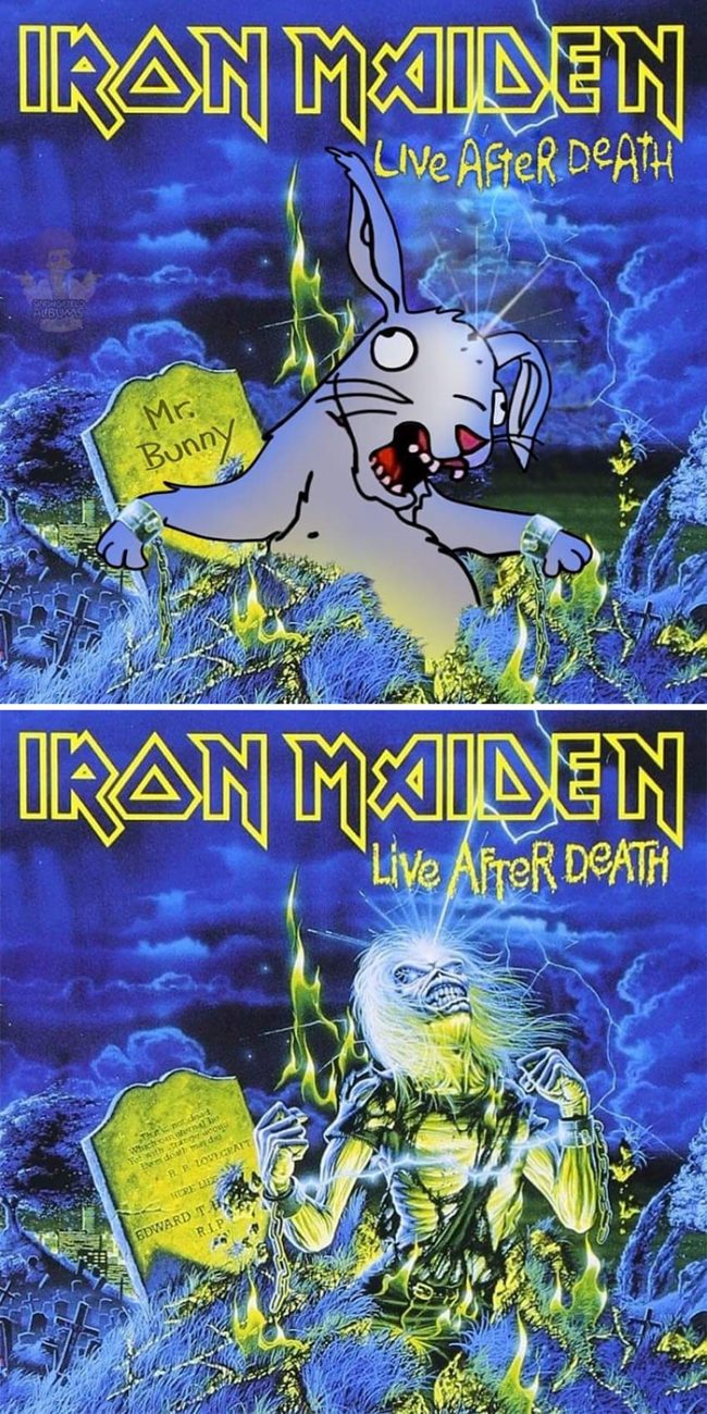 Someone Recreates 65 Metal Album Covers With Characters From The ...