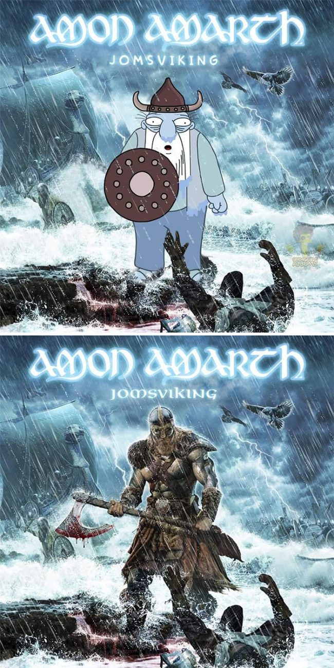 Someone Recreates 65 Metal Album Covers With Characters From The ...