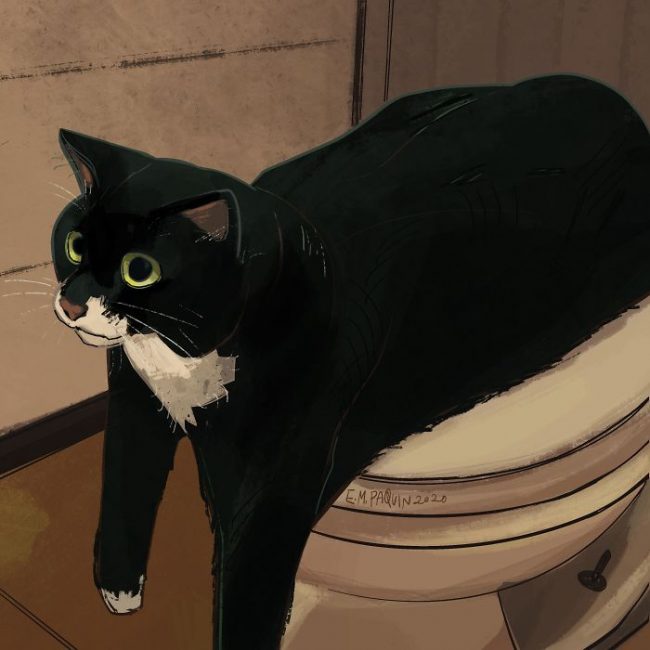 Artist Challenges Herself To A 100-Day Cat Meme Drawing Challenge ...