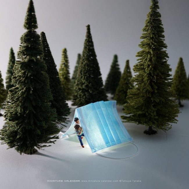 Miniature Life Exhibition Shows Whimsical Uses of Everyday Items by A ...