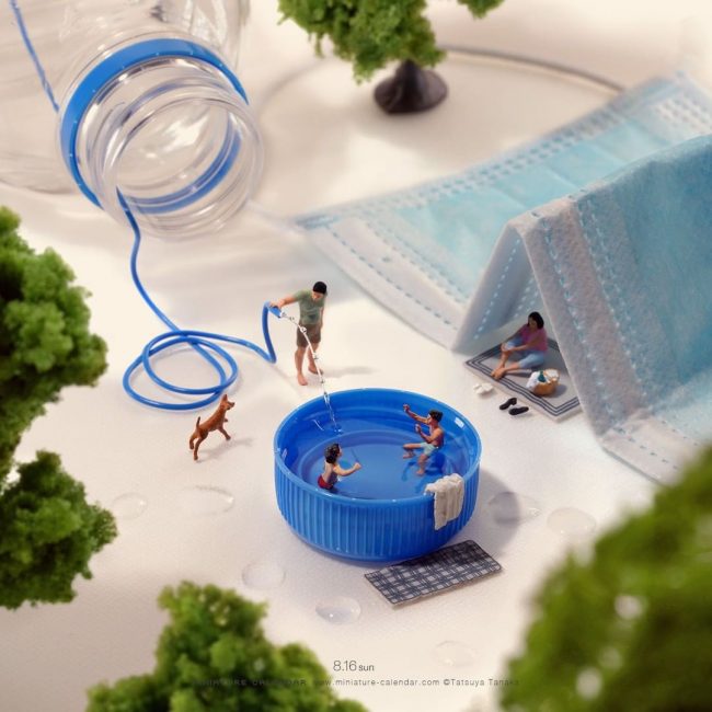 Miniature Life Exhibition Shows Whimsical Uses of Everyday Items by A ...