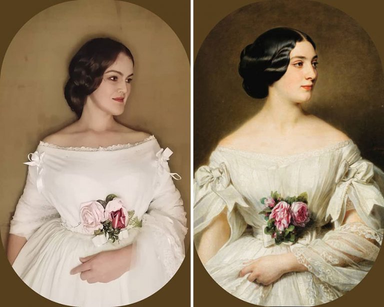 This Woman Recreates One Famous Classic Painting a Day for a Year ...