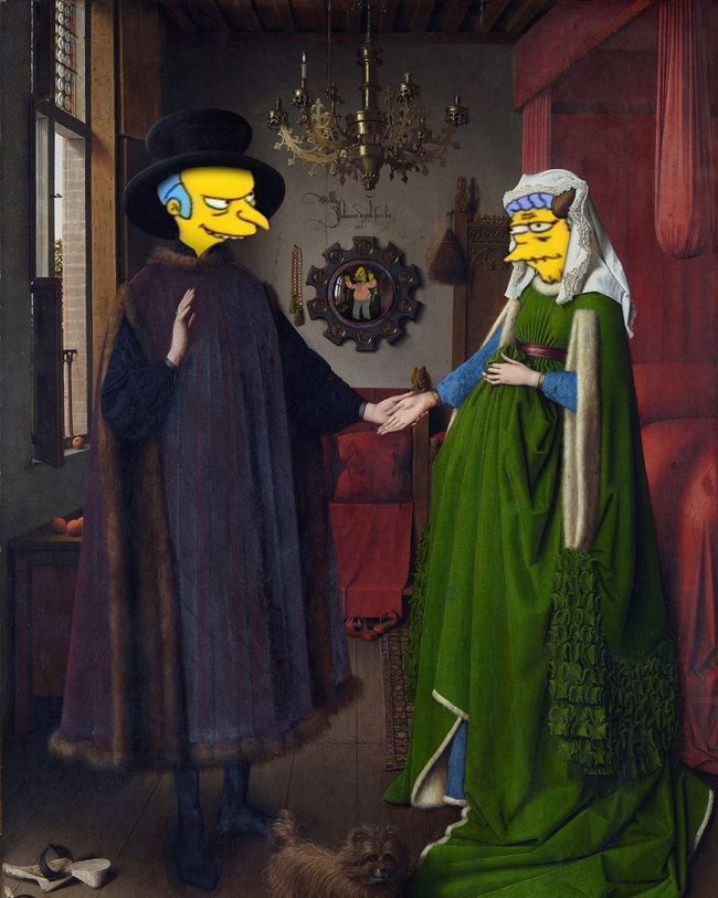 The Simpsons Meets Fine Art in Amazing Mash-Ups » Design You Trust ...