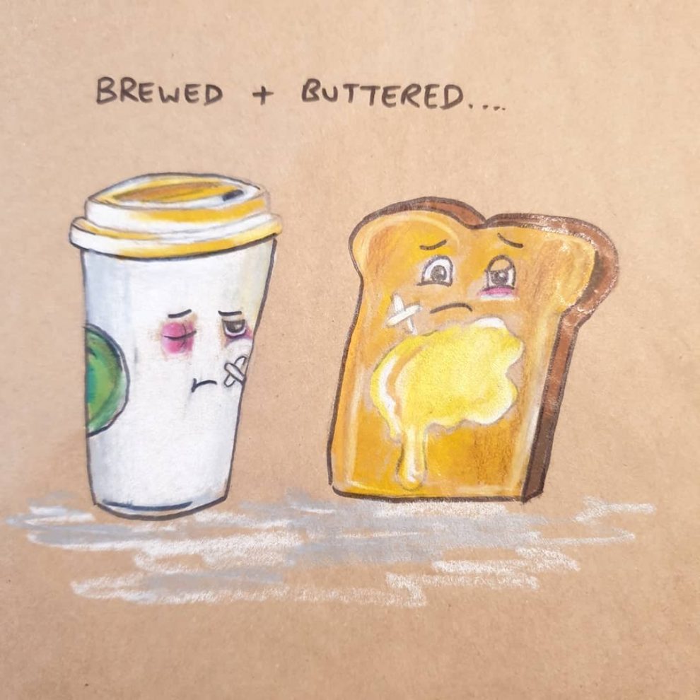 Meet Dave: He Has Been Drawing Dad Jokes And Puns On His Daughters ...