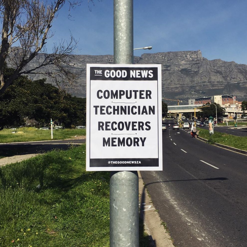 This Artist Delivers “The Good News” With Upbeat Street Flyers » Design ...