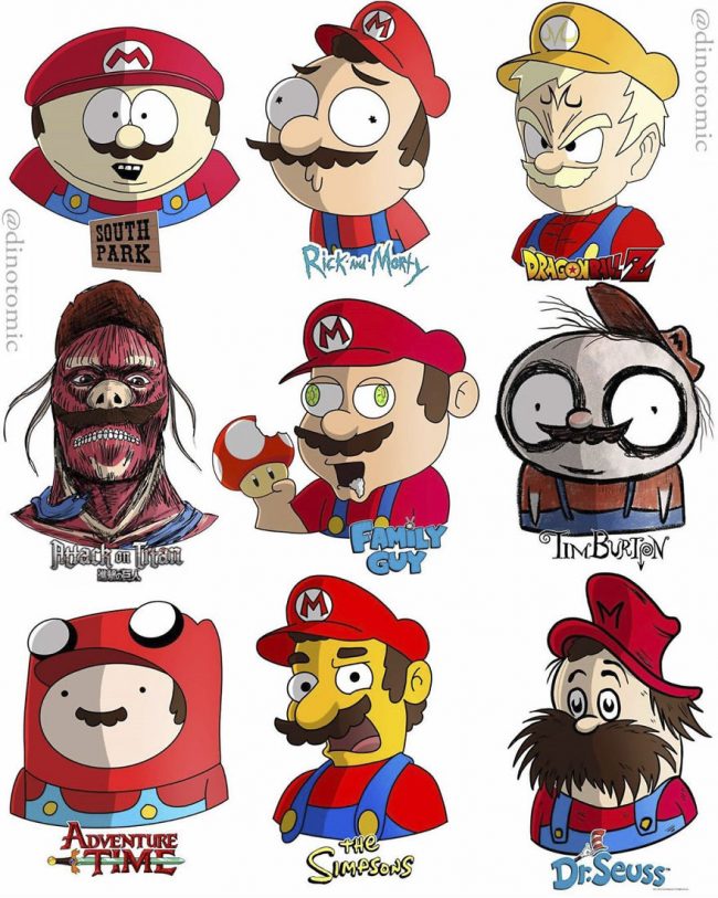 Artist Fuses Together The Most Beloved Cartoon Characters, And The ...