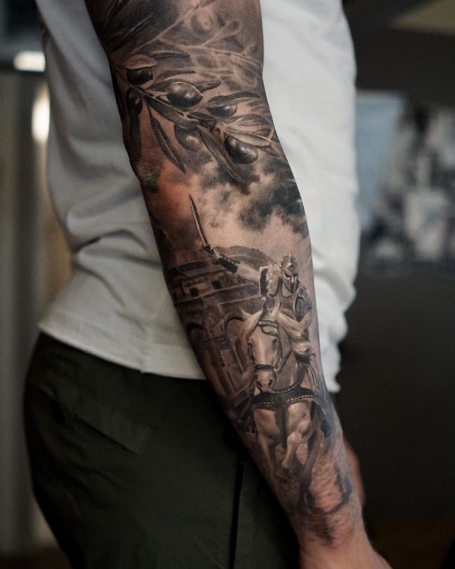 These Ancient Greek and Roman Art Tattoos are Amazing » Design You ...