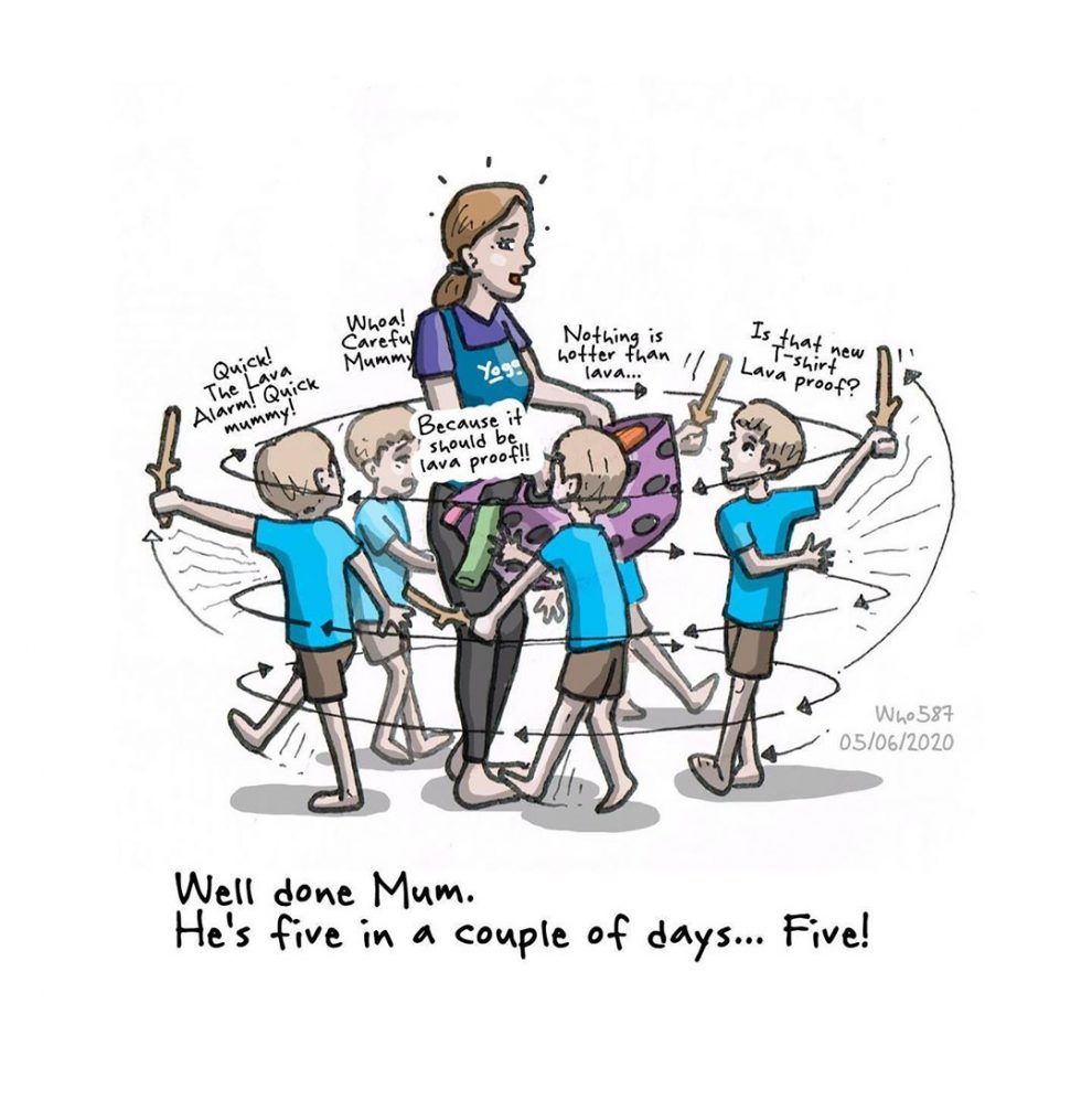 This Artist Began Drawing These Comics About His Family Every Day ...