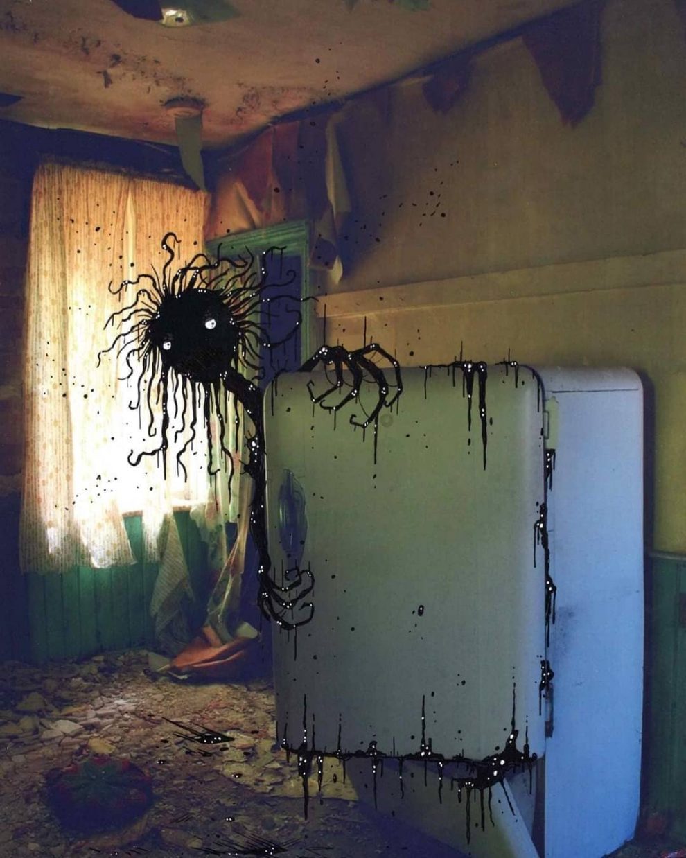 Artist Created These Creepy Illustrations To Help Cope With This Crazy ...