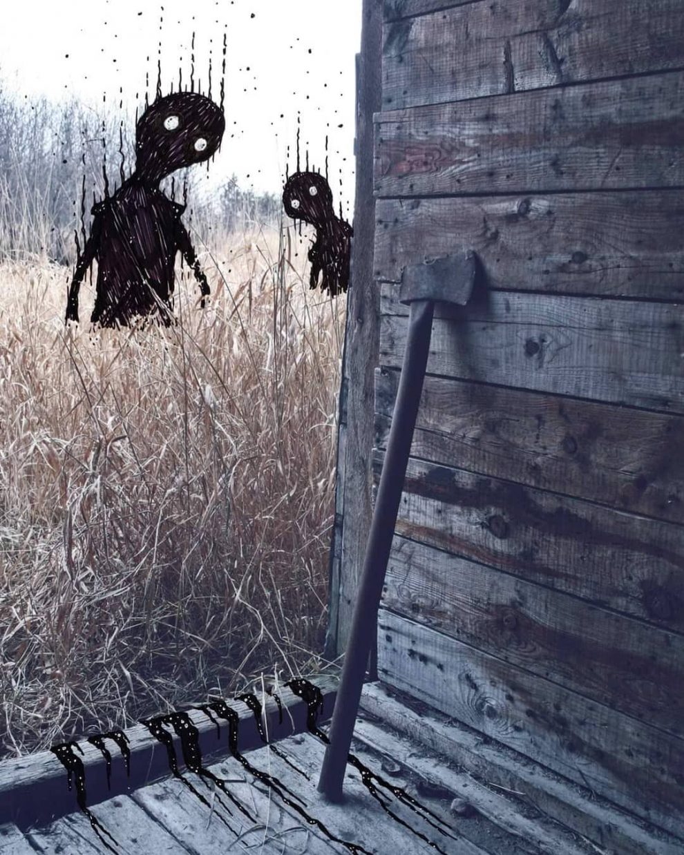 Artist Created These Creepy Illustrations To Help Cope With This Crazy ...