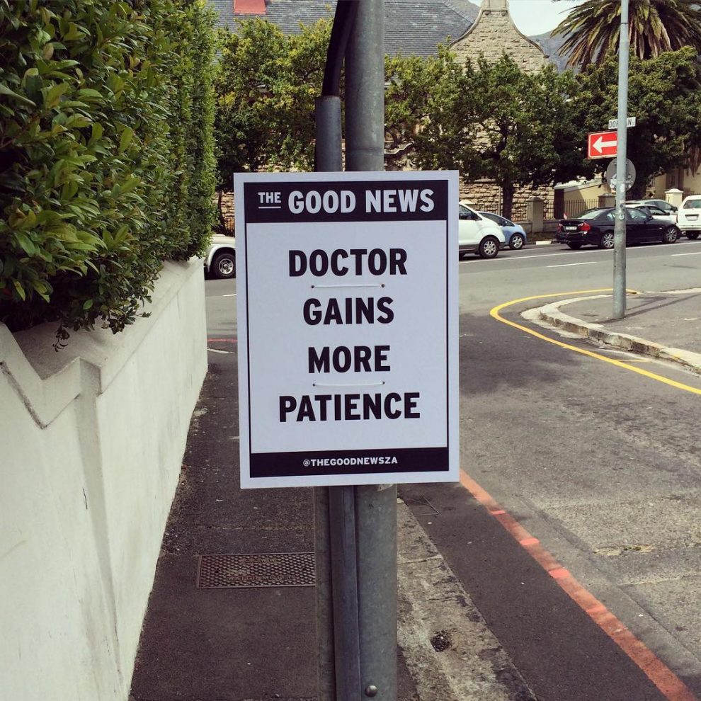 This Artist Delivers “The Good News” With Upbeat Street Flyers » Design ...