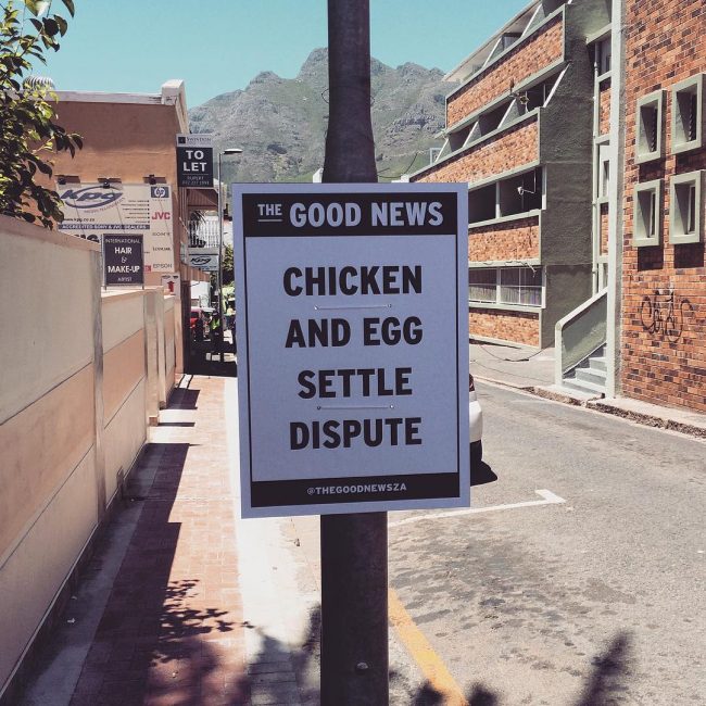 This Artist Delivers “The Good News” With Upbeat Street Flyers » Design ...