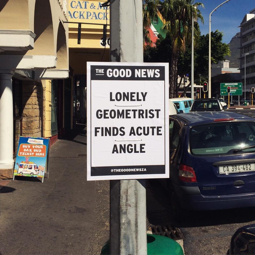 This Artist Delivers “The Good News” With Upbeat Street Flyers » Design ...